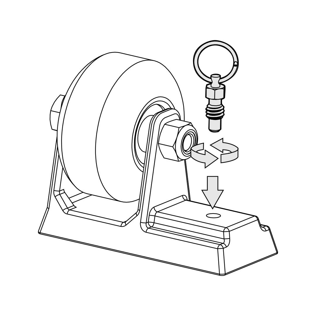 Pull Pin for Removable Wheel – Gruv Gear | Krane